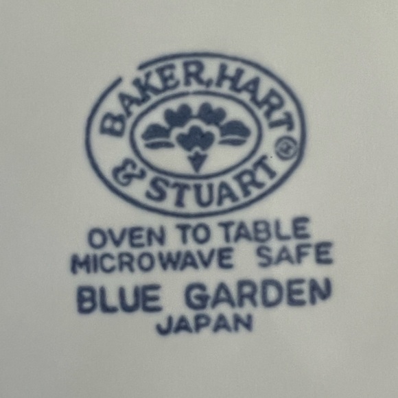 blue garden | Dining | Baker Hart Stuart Blue Garden Dinner Plate ...
